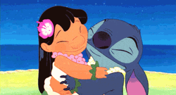 Cute Stitch Lilo Sweet Hug GIF | GIFDB.com