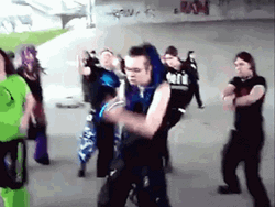 Cybergoth Rave Dance Party GIF | GIFDB.com