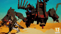 Daemon X Machina Awesome Robot Orbit GIF | GIFDB.com