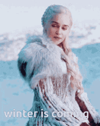 Daenerys Targaryen Winter Is Coming GIF | GIFDB.com