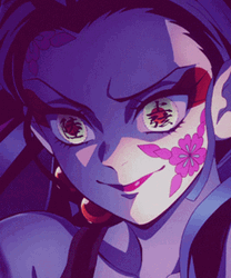 Daki Piercing Eyes Demon Slayer GIF | GIFDB.com