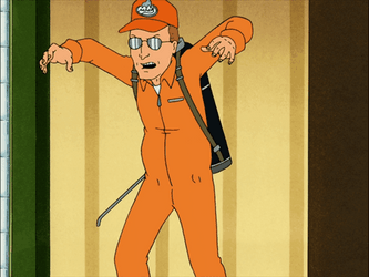 Dale Gribble Jumping GIF | GIFDB.com