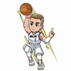 Dallas Mavericks Animated Player Running Fast GIF | GIFDB.com