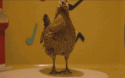 Dancing Brown Chicken Broiler GIF | GIFDB.com
