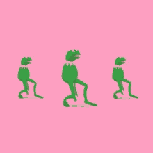 Dancing Frog Kermit Muppet Back Up Dancers GIF | GIFDB.com