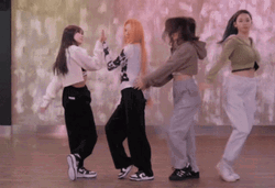 Dancing Girls Practicing Steps GIF | GIFDB.com