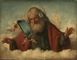 Dancing Jesus Dj Listening Music Heaven GIF | GIFDB.com