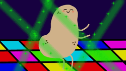 Dancing Potato On Disco GIF | GIFDB.com