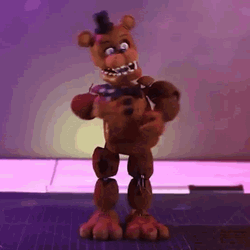 Dancing Robot Freddy Fazbear GIF | GIFDB.com