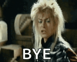 David Bowie Saying Goodbye GIF | GIFDB.com