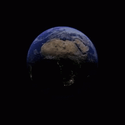Day And Night Earth Rotation GIF | GIFDB.com