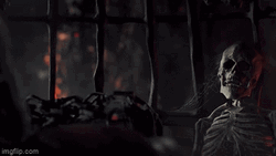 Dead Skull Jaw Drop GIF | GIFDB.com