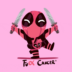 Deadpool Dance Fight For Cancer GIF | GIFDB.com