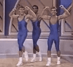 Deal With It Spin Aerobics Dance GIF | GIFDB.com