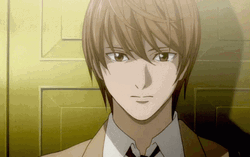 Light Yagami Smile Gif