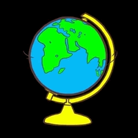 Decades Of Globe Earth Rotation GIF | GIFDB.com