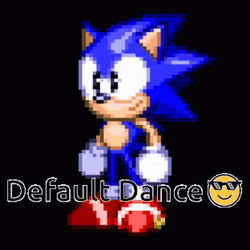 Sonic Default Dance GIF | GIFDB.com