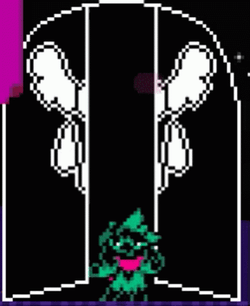 Deltarune Ralsei Dancing At Door GIF | GIFDB.com