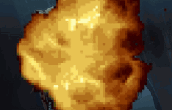 Deltarune Explosion Colorful Stage Game Characters GIF | GIFDB.com