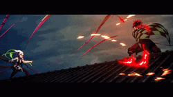 Demon Slayer Season 2 Tanjiro Intense Fight GIF | GIFDB.com