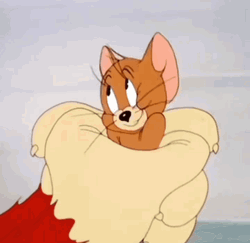Demure Bashful Jerry The Mouse GIF | GIFDB.com