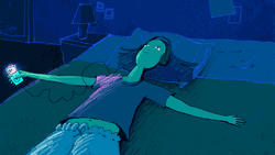 Depression Sad Girl 2d Animation GIF | GIFDB.com