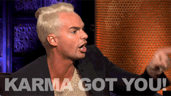 Derek Lloyd Saathoff Karma Got You GIF | GIFDB.com