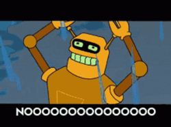 Despair Futurama Calculon Shouting No GIF | GIFDB.com