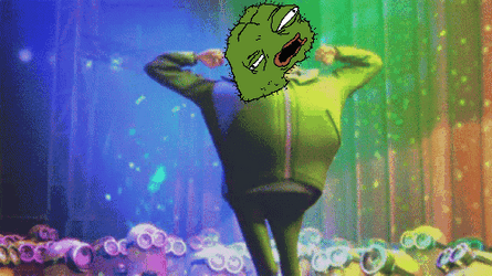 Despicable Me Dancing Gru With Frog Head GIF | GIFDB.com