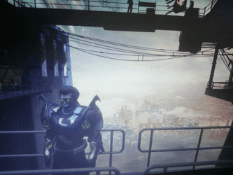 Destiny 2 Soldier Guarding The Tower GIF | GIFDB.com