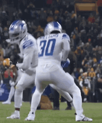 Detroit Lions Jamaal Williams Kerby Joseph Dancing GIF | GIFDB.com