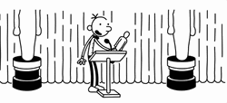 Diary Of A Wimpy Kid Greg Heffley Speech GIF | GIFDB.com