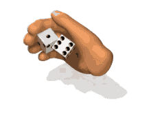 Dice Roll Shuffle Play Animated Hand GIF | GIFDB.com
