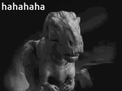 Blushing Dinosaur GIF | GIFDB.com