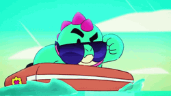 Dinosaur Rowing Boat GIF | GIFDB.com