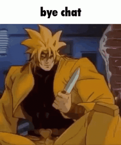 Dio Holding Knife GIF | GIFDB.com
