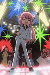 Disco Dance Bocchi The Rock GIF | GIFDB.com