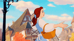 Disney Beauty And The Beast Belle Singing GIF | GIFDB.com