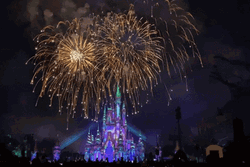 Disney World Incredible Fireworks Display GIF | GIFDB.com