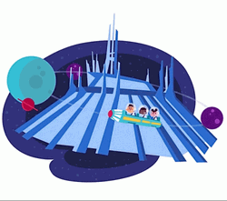 Disneyland Galaxy Animation GIF | GIFDB.com