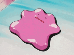 Ditto Tired Melting Down Pokemon Center GIF | GIFDB.com