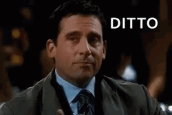 Ditto Wink Drink Michael Scott The Office GIF | GIFDB.com