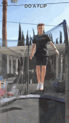 Do A Flip In Trampoline Fail GIF | GIFDB.com