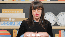 Do Something Go Sarah Green GIF | GIFDB.com