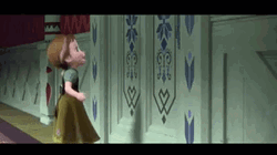 Do You Want To Build A Snowman Anna Knocking GIF | GIFDB.com