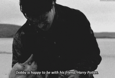 Dobby Is Free To His Friend Harry Potter GIF | GIFDB.com