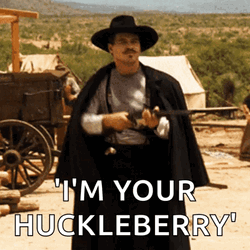 Doc Holliday Val Kilmer I'm Your Huckleberry GIF | GIFDB.com