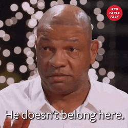 Doc Rivers He Doesn't Belong Here GIF | GIFDB.com