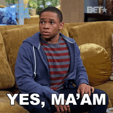 Doc Shaw Sitting Couch Yes Ma'am GIF | GIFDB.com