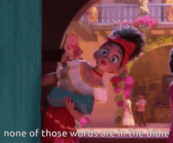 Dolores Encanto Words Are In The Bible GIF | GIFDB.com